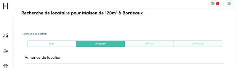 Publier une annonce de location en un clic – Centre d'aide - Horiz.io